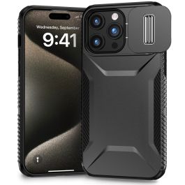 For iP15 Pro Max Ultimate U Design Hybrid with Camera Window Covering ...