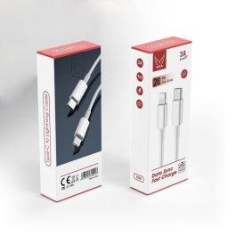 1M USB-C TO LIGHTNING CABLE (White)