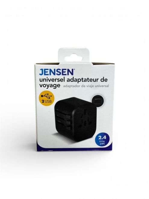 Jensen universal travel adapter